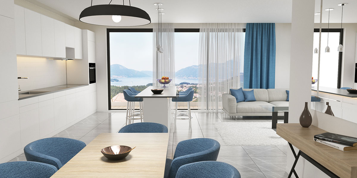 Royal Blue Luxury Serviced Apartments in Montenegro - Interior
